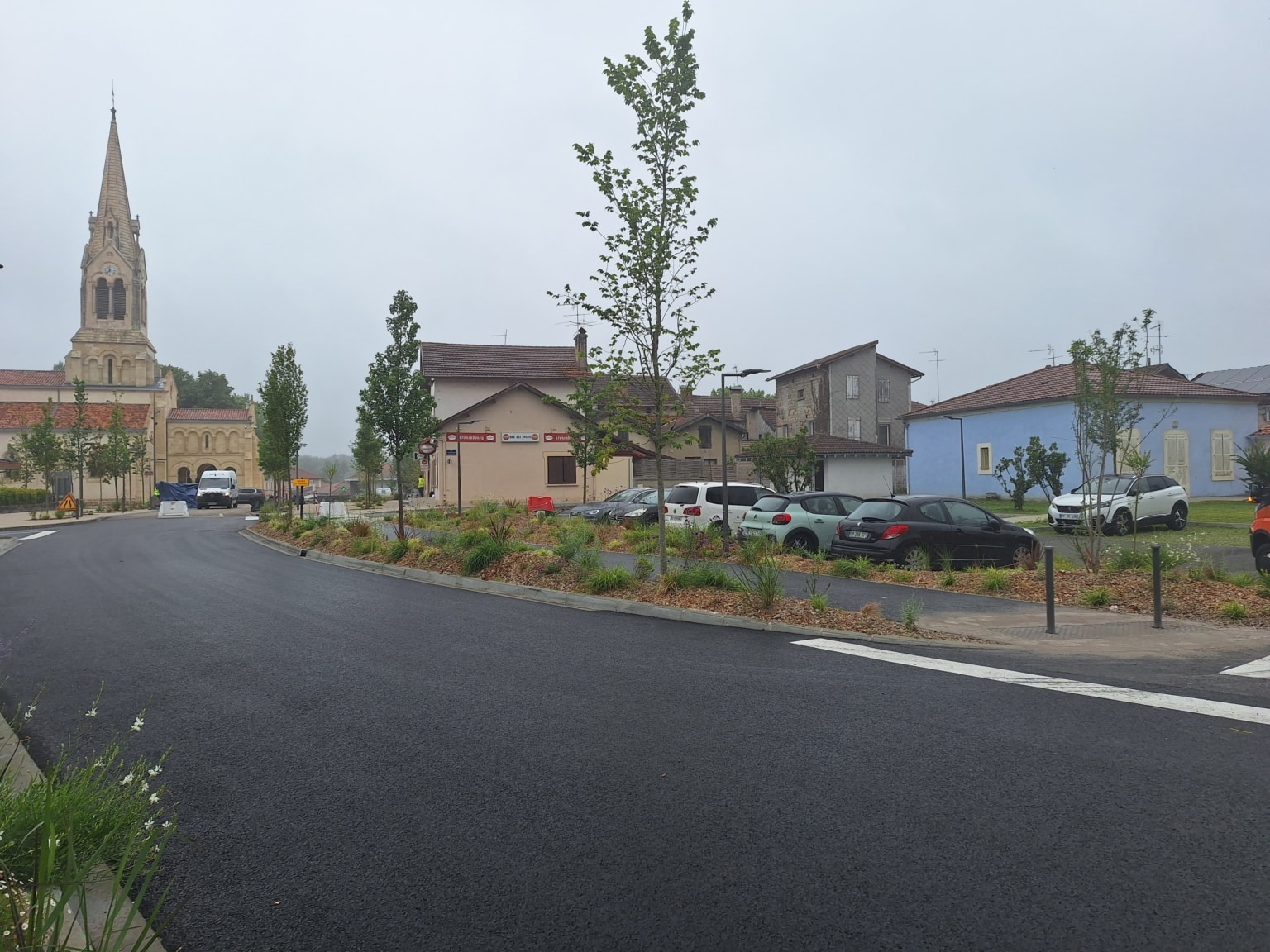 Aménagements du centre bourg de Rion des Landes - SATEL
